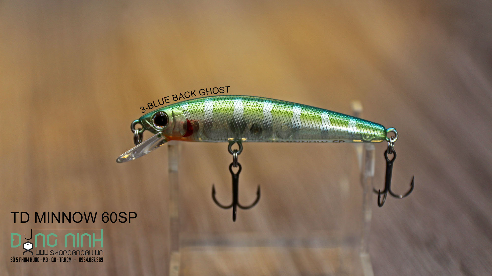 Mồi lure Daiwa TD Minnow 60SP - Made in Japan